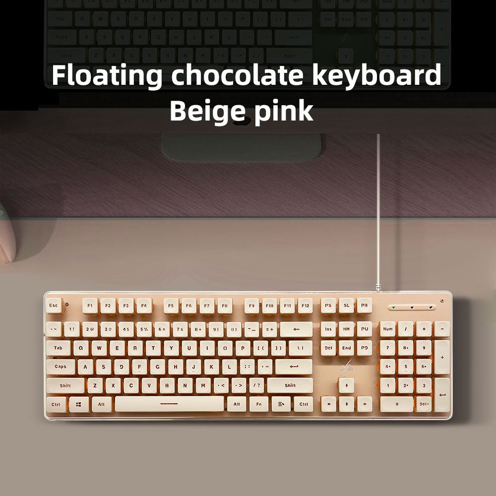 Zeus 104 Keys Membrane Keyboard USB Wired Silent LED Backlit For Work ...
