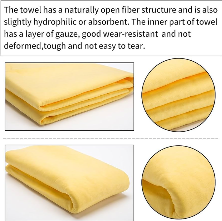 Ulife Big Original Clean Champ Synthitec Chamois Clean Cham Thick Towel ...