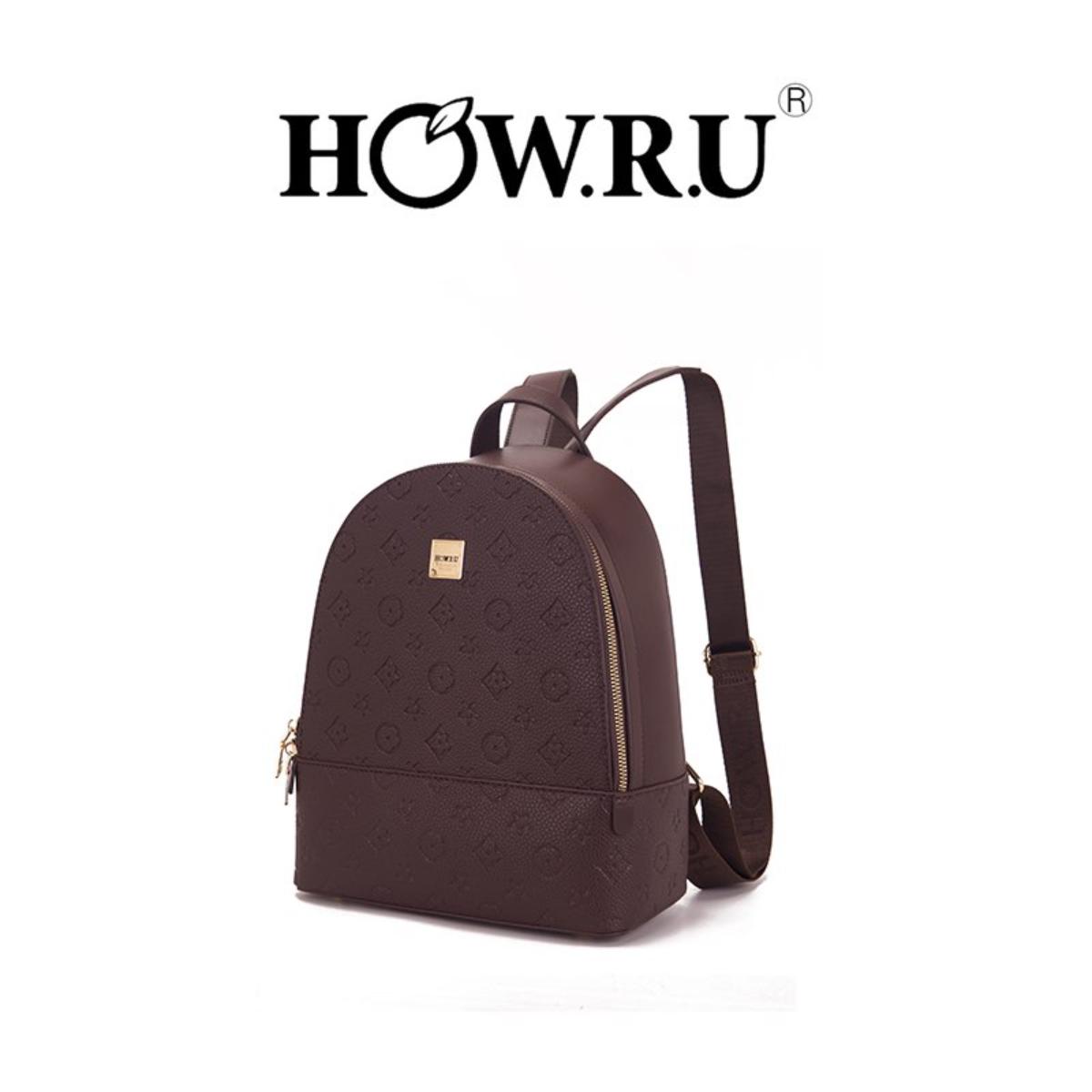 HOWRU NEW DESIGN BACKPACK PU LEATHER | Shopee Philippines