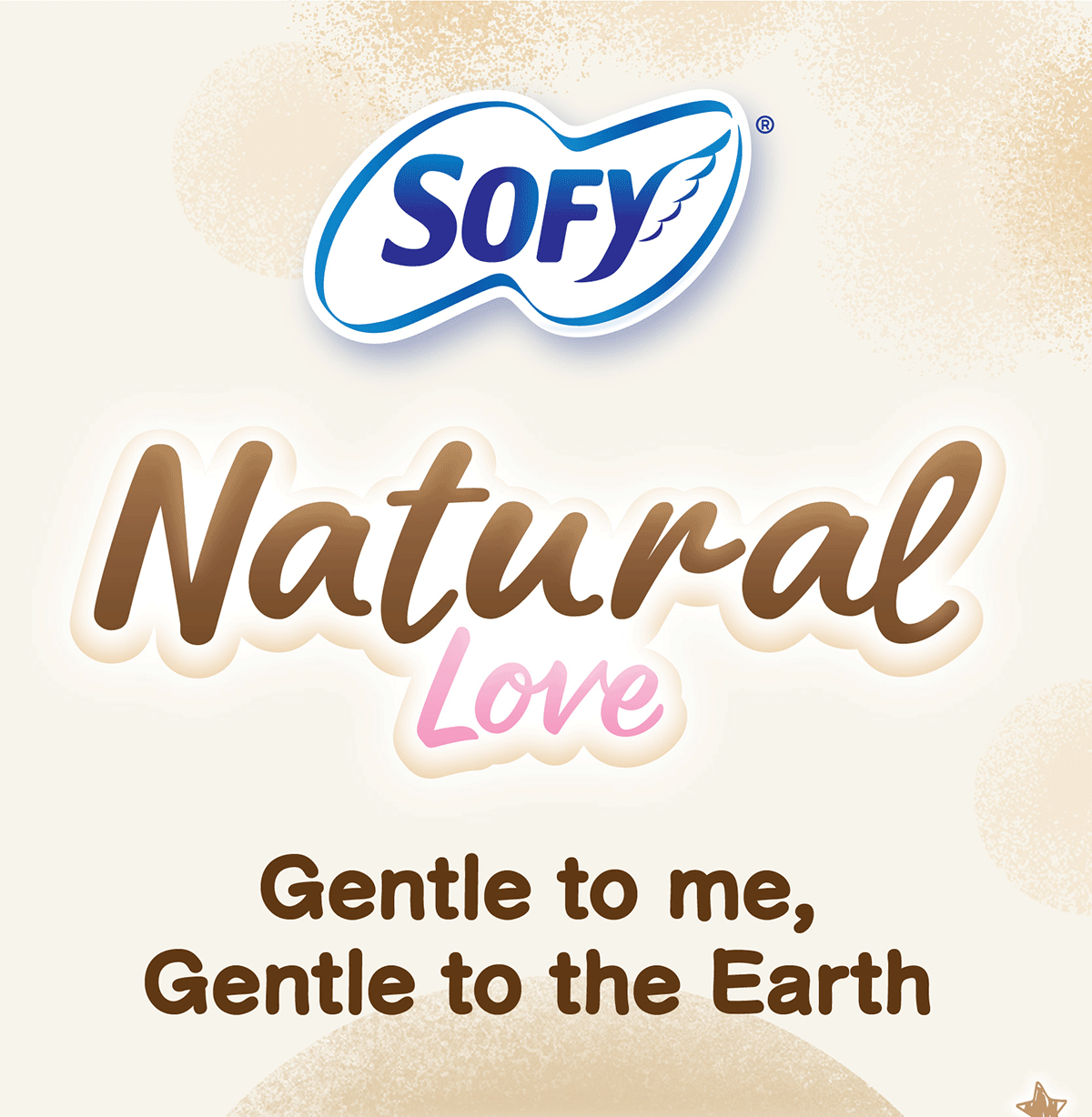 SOFY Natural Love Eco Friendly Sanitary Napkin with Wings 29cm - 5 pcs | Shopee Philippines