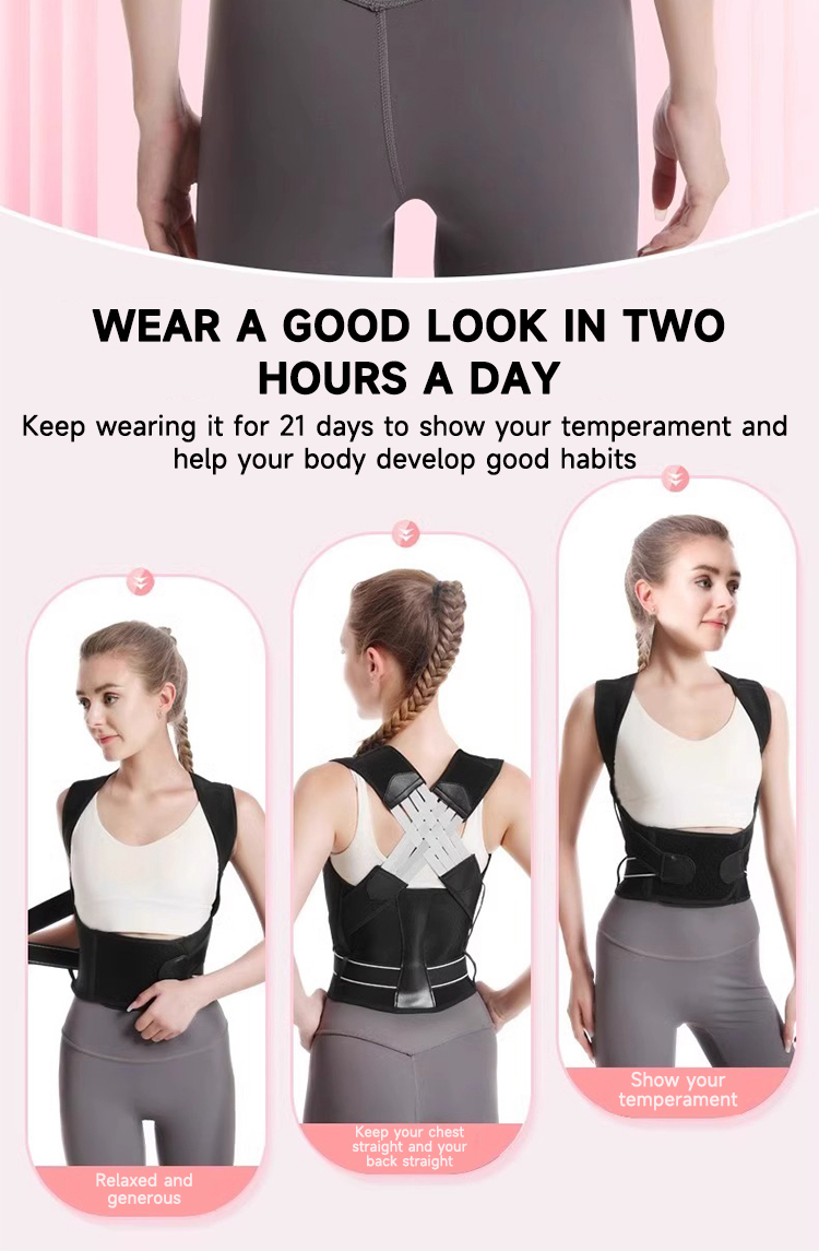 Evora Back Posture Corrector For Men And Women Brace Support Belt Humpback Spinal Correction ...