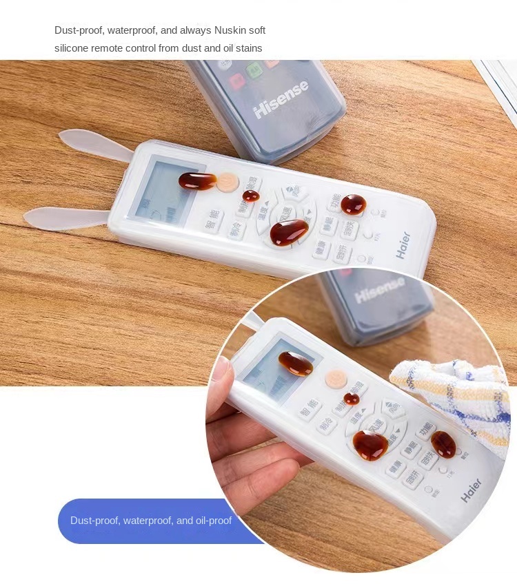 Silicone Remote Control Cover Rabbit Ear Silicone Dustproof Air ...