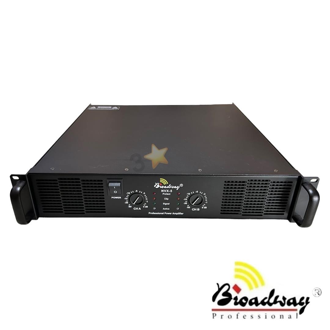 Broadway NVX-5 500W X 2 Power Amplifier RMS power | Shopee Philippines