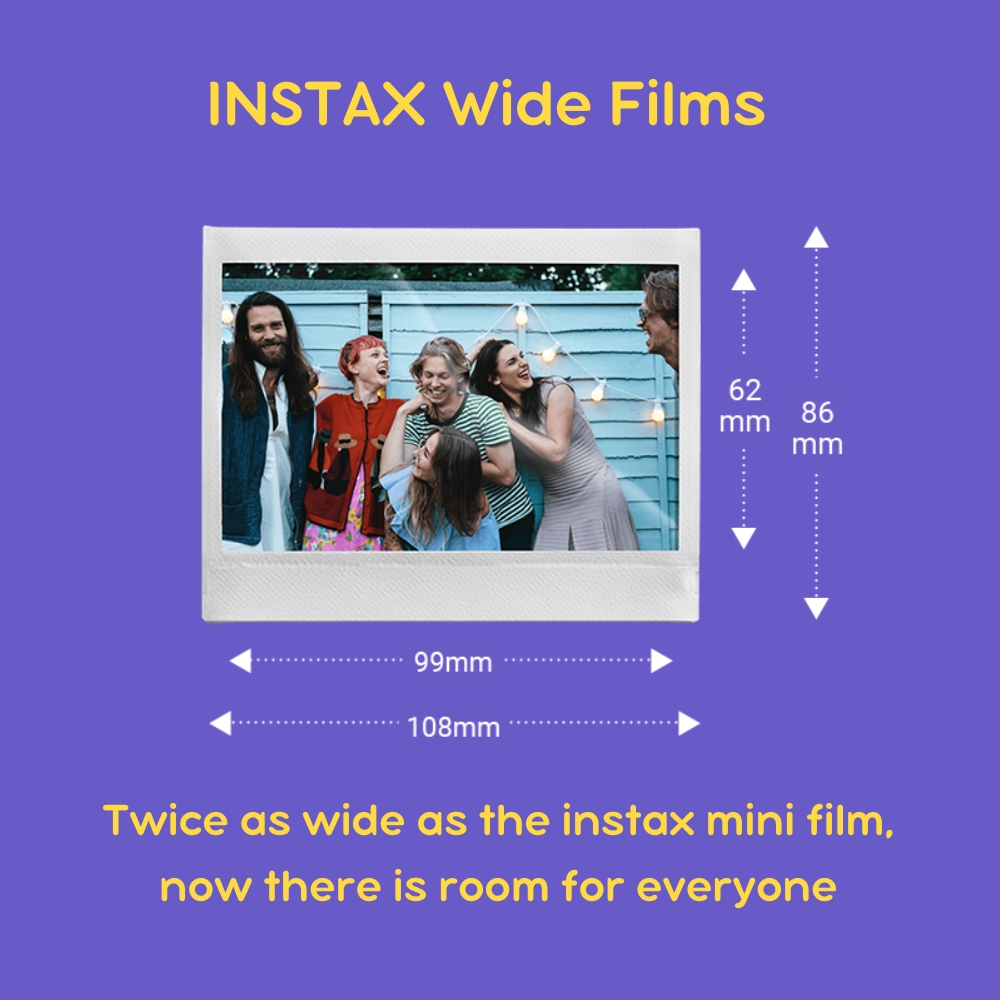 FUJIFILM Instax Regular Wide 10 Sheets Film - Single Pack | Shopee ...