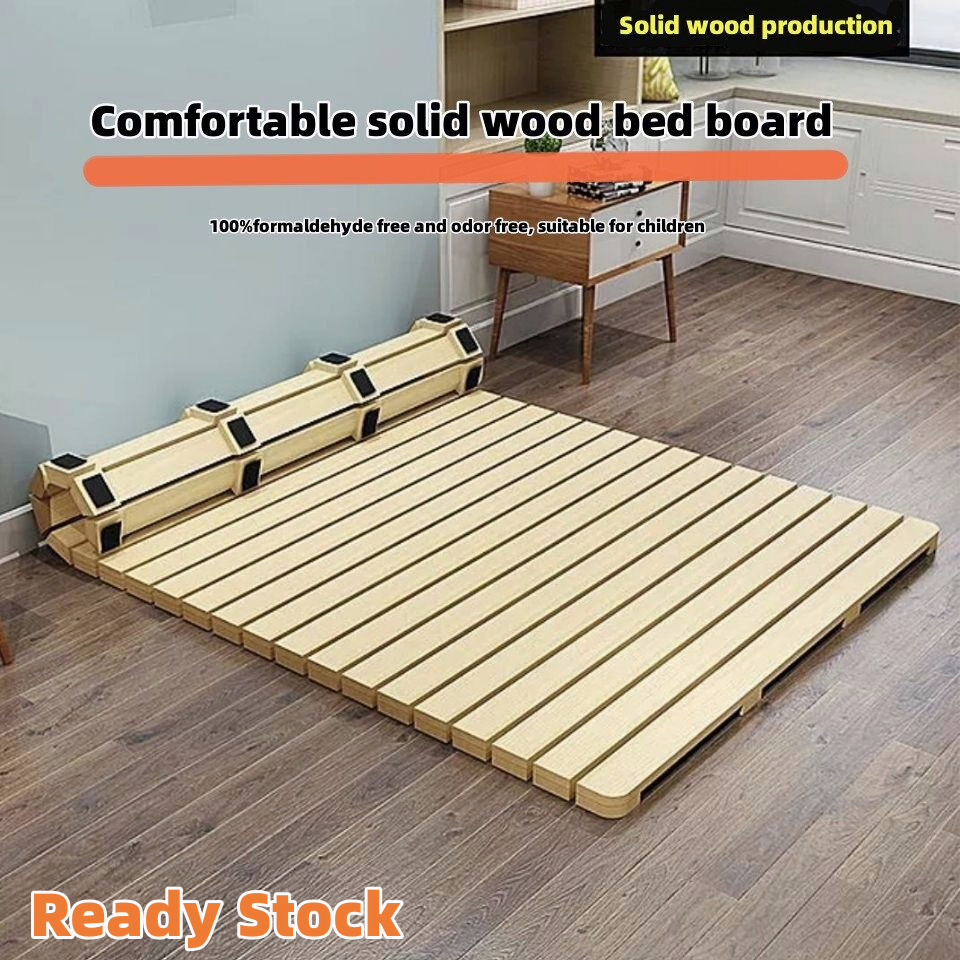 Tatami Solid Wood Bed Board Folding Bed Frame Wooden Bed Spinal ...