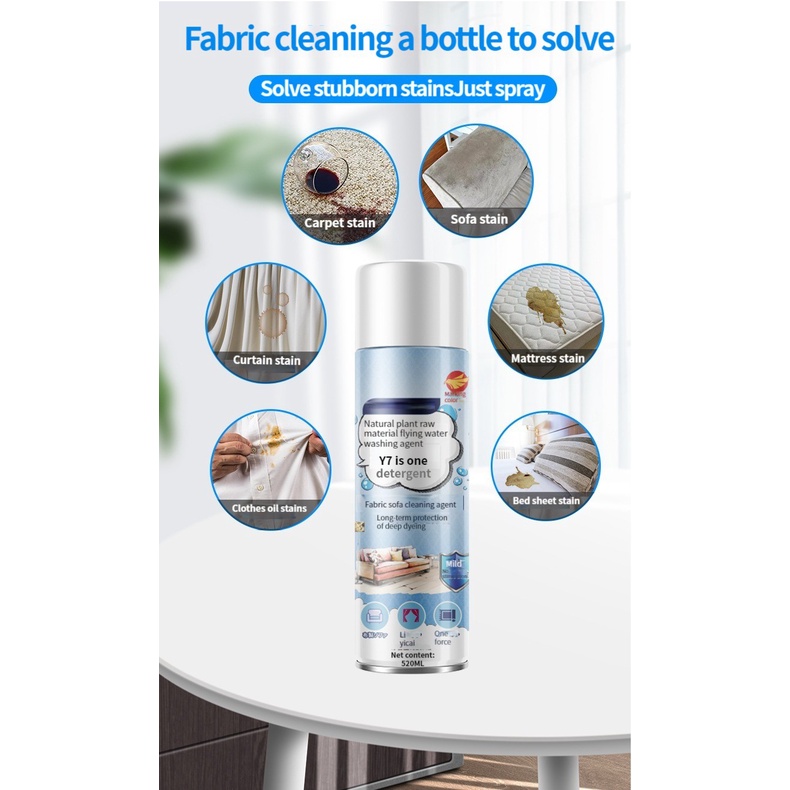 Sofa Cleaner 520ML No Washing Dirty Sofa Deodorizing Sterilizing Couch Cleaning Carpet Spray ...