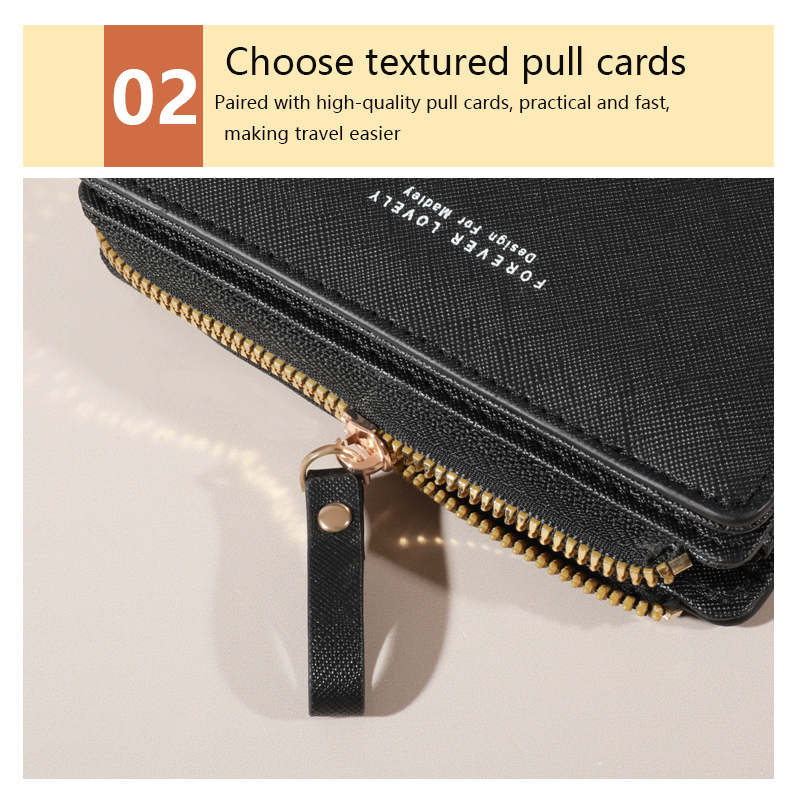 SUPER HIGH END Women Zipper Purses Multi Purpose Pouches Short Card ...