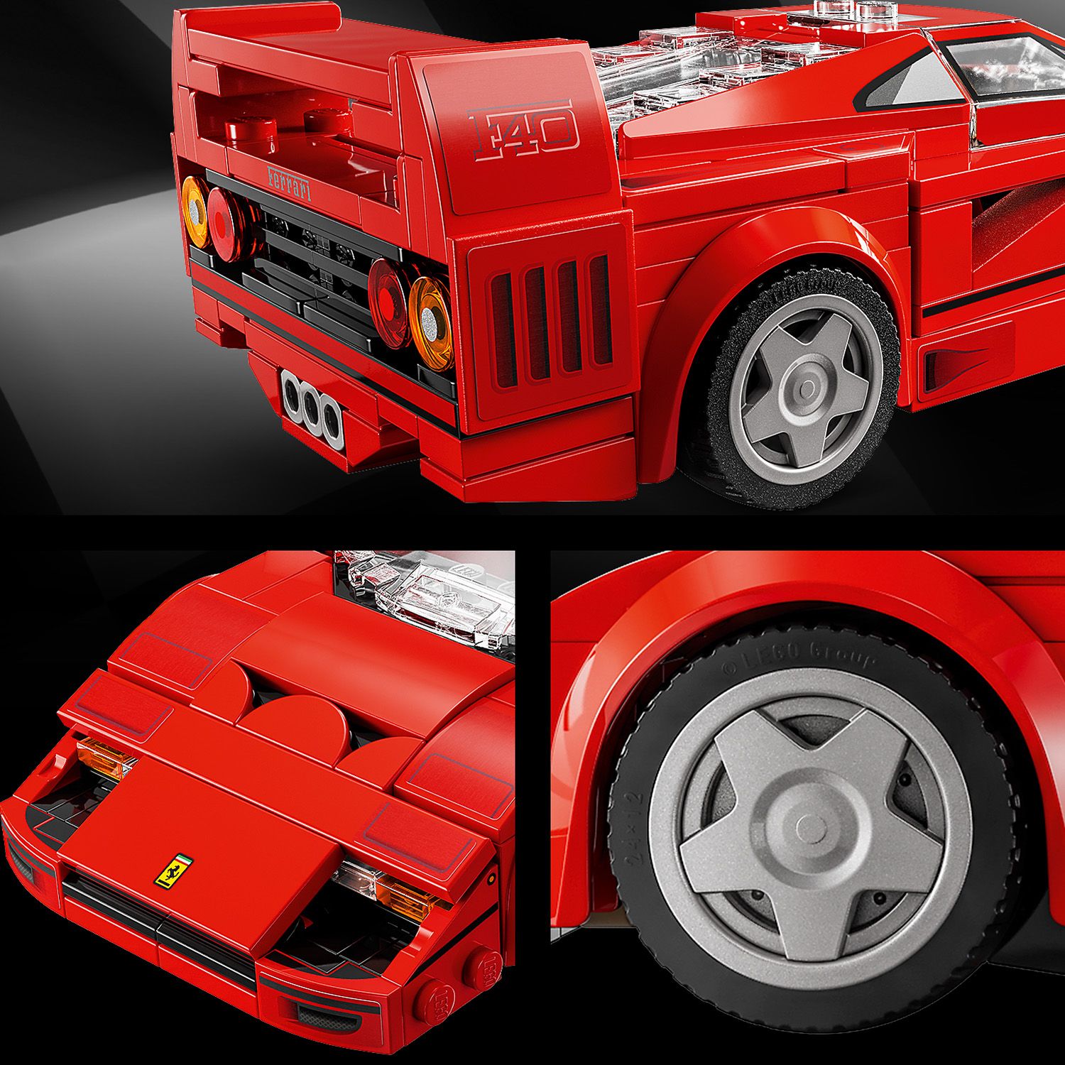 LEGO Speed Champions 76934 Ferrari F40 Supercar (318 Pieces) | F1 Car ...