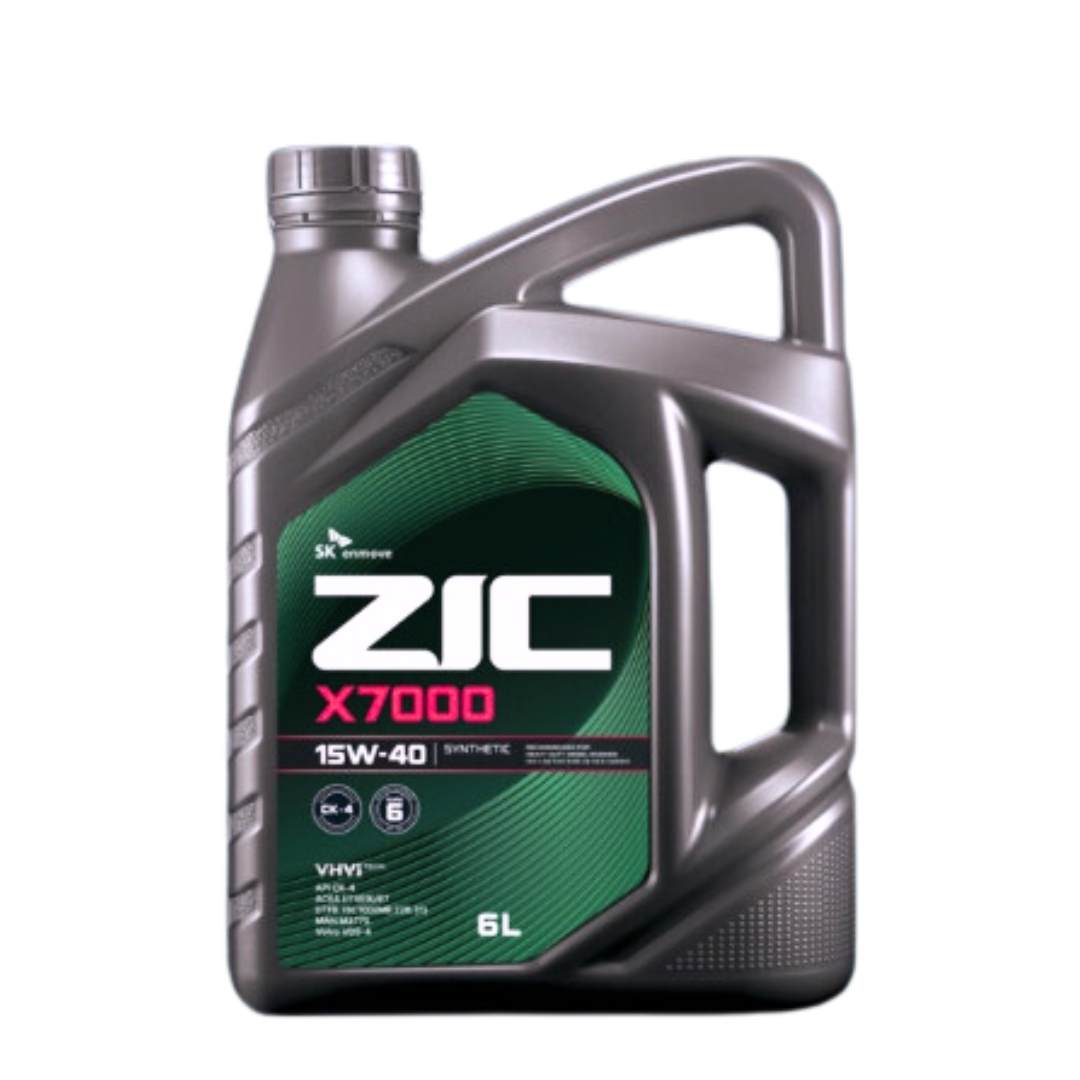 SK ZIC X7000 15W-40 CK-4 E11/E7 Synthetic Heavy Duty Diesel Engine Oil ...