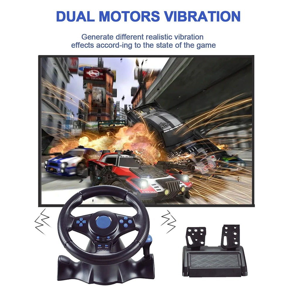 7 In 1 Racing Game Steering Wheel For Switch/Xbox 360/Xbox one/Pc/Ps4 ...
