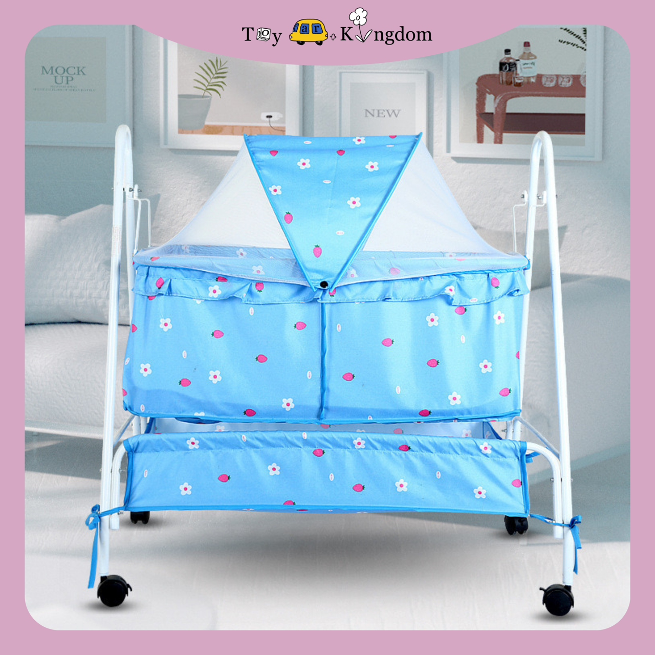 Rocking bed New Design, Baby Cradle Bed Good For Newborn W/ Compartment ...