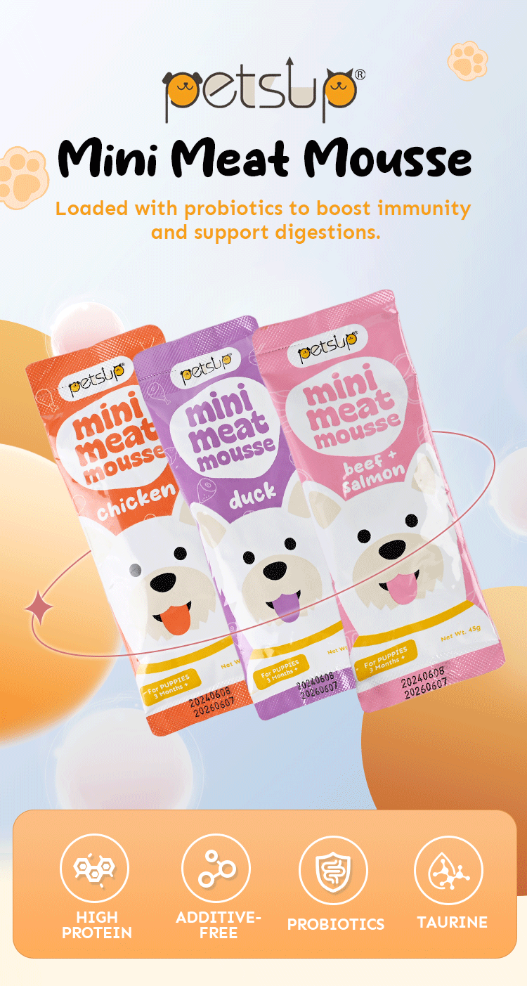 Petsup Wet Dog Food Mini Meat Mousse 6PCS/1PC Multivitamins Chicken ...