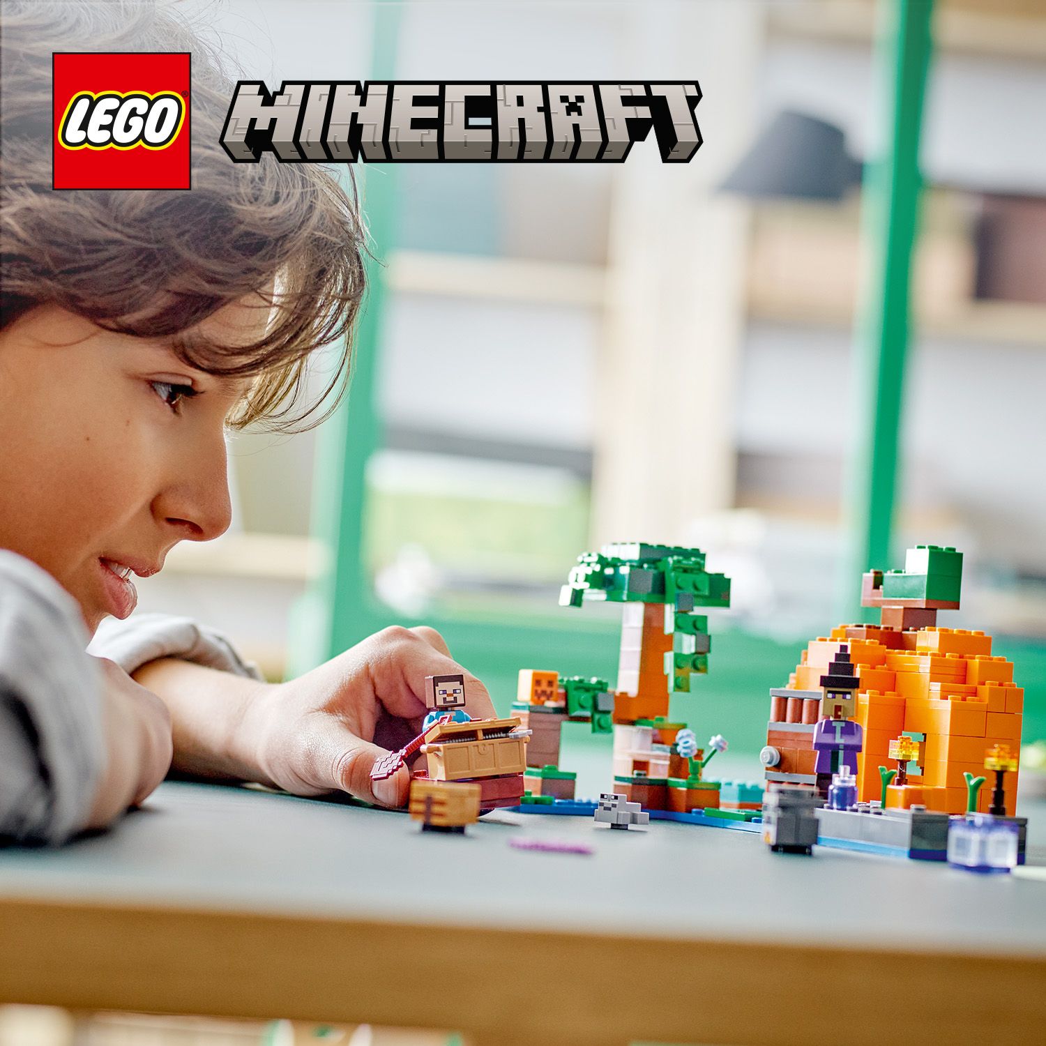 LEGO Minecraft 21248 The Pumpkin Farm Building Toy Set (257 Pieces ...