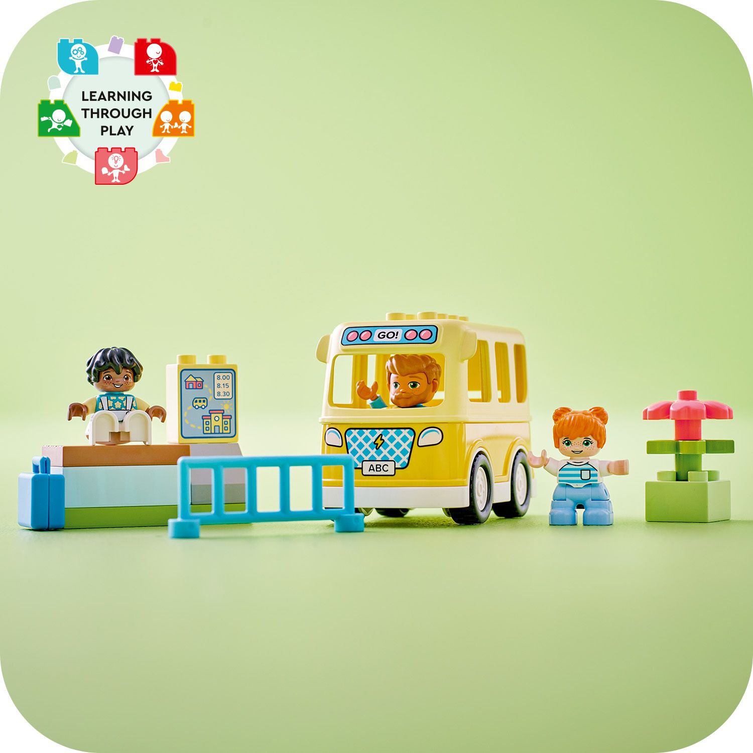 LEGO DUPLO Town 10988 The Bus Ride Building Toy Set (16 Pieces ...