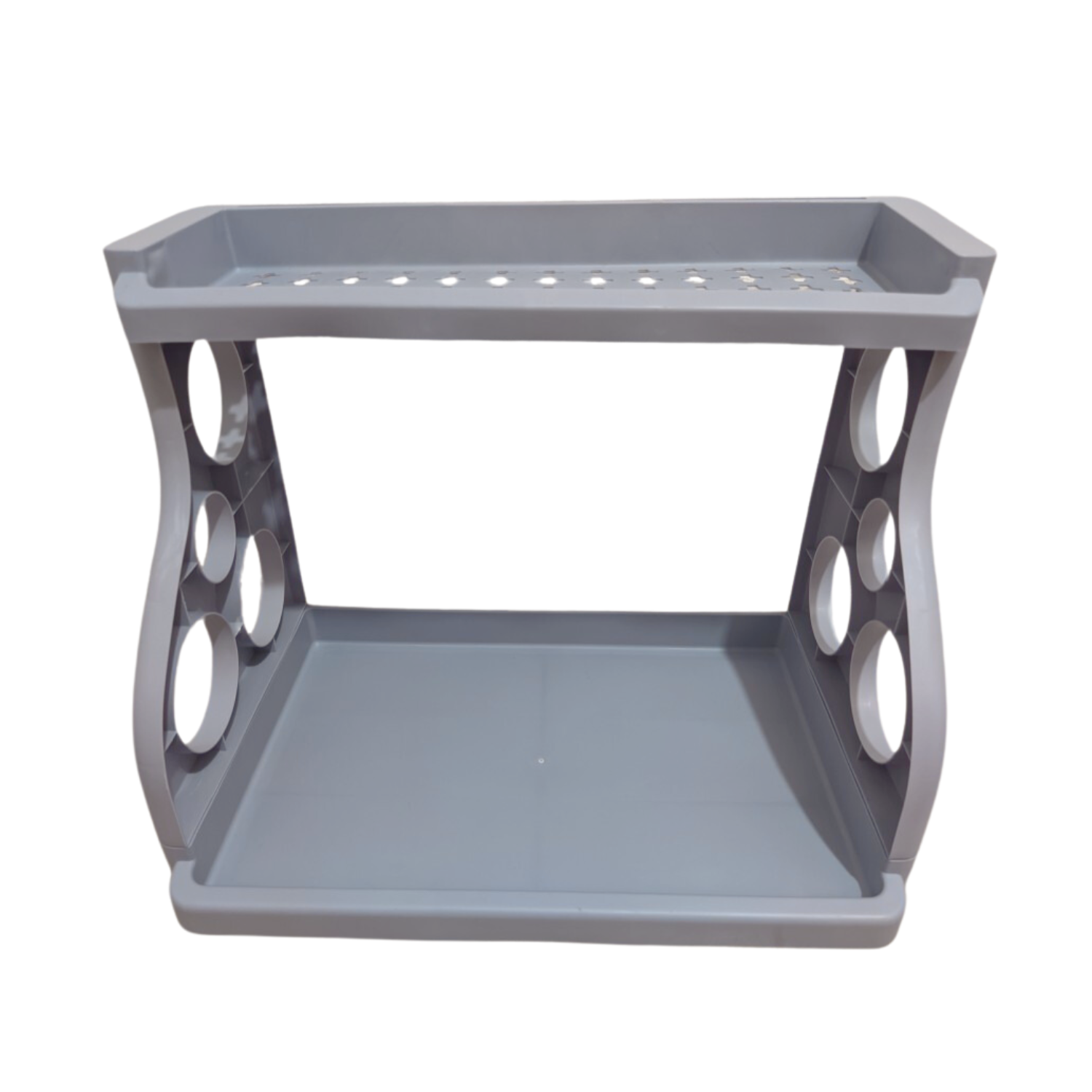 Romax_ 2Lk Multifunction Organizer 2 Layer Kitchen Shelf Rack small ...