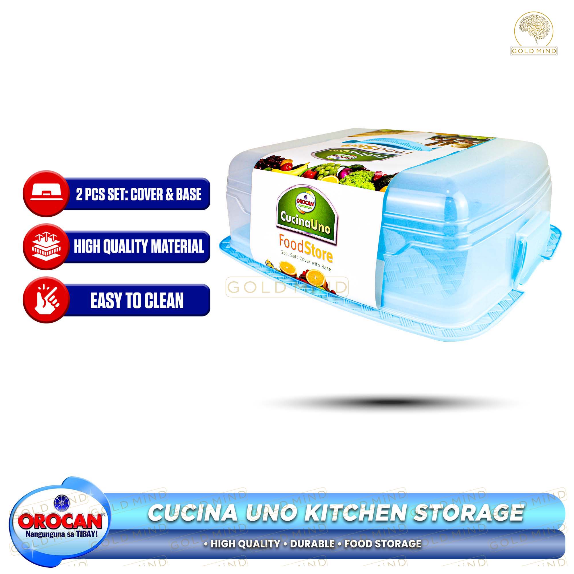 Orocan Cusina Uno Food Storage / Food Store (Blue or White) - Yellow ...