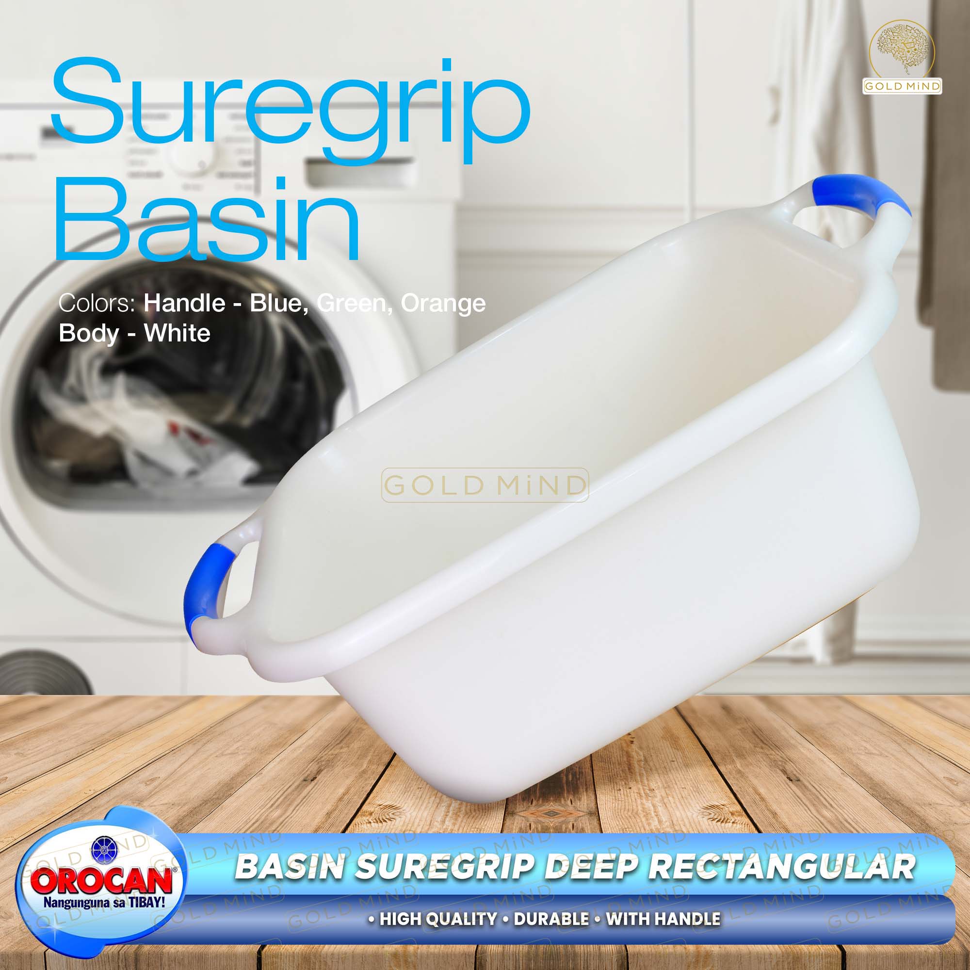 Orocan Deep Rectangular Basin 20 | 16 | 12 LITERS | Shopee Philippines