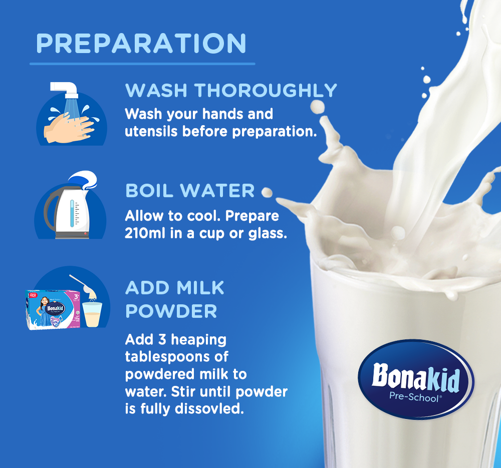 BONAKID PRE-SCHOOL 3+ Powdered Milk Drink for Children Over 3 Years Old ...