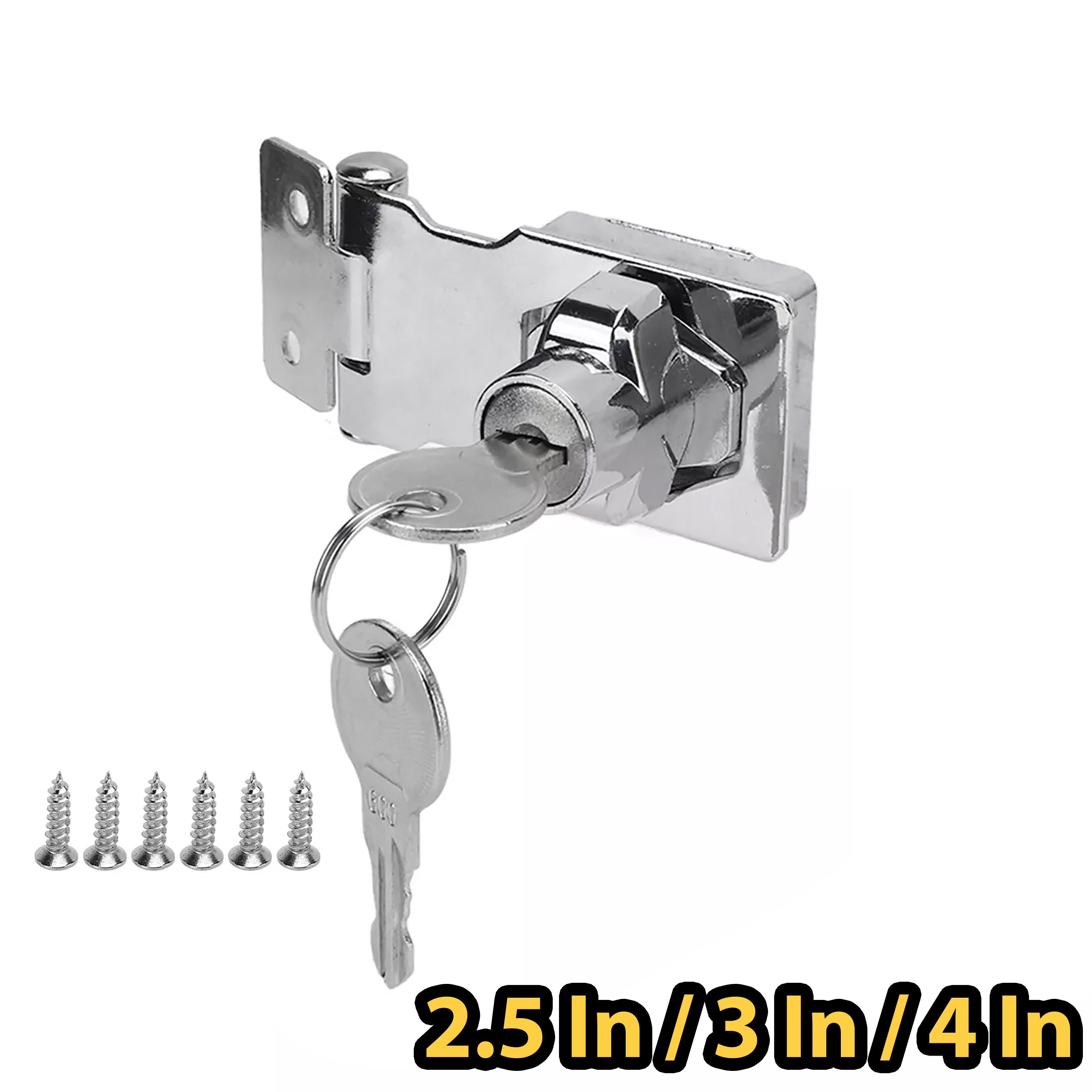 Powerhouse by Winland PH-HASP LOCK 2.5Inch-4Inch Stainless Steel Metal ...