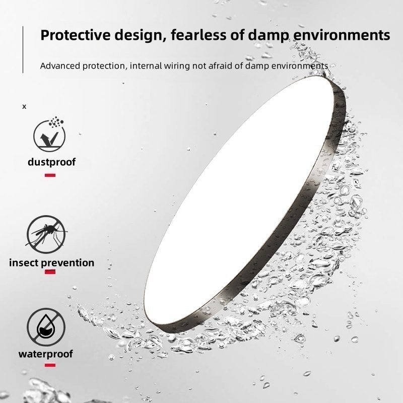 LED ceiling light modern Tricolor light indoor panel light balcony ...