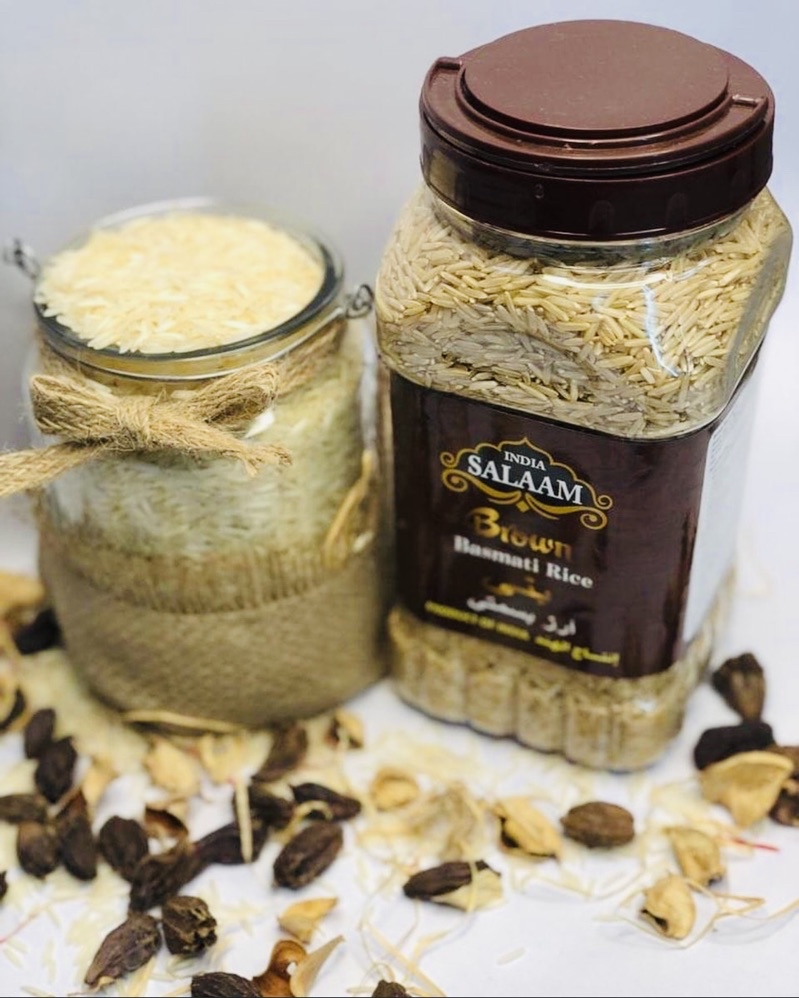 India Salaam Brown Basmati Rice Extra Long Grain Your Heart’s Best ...