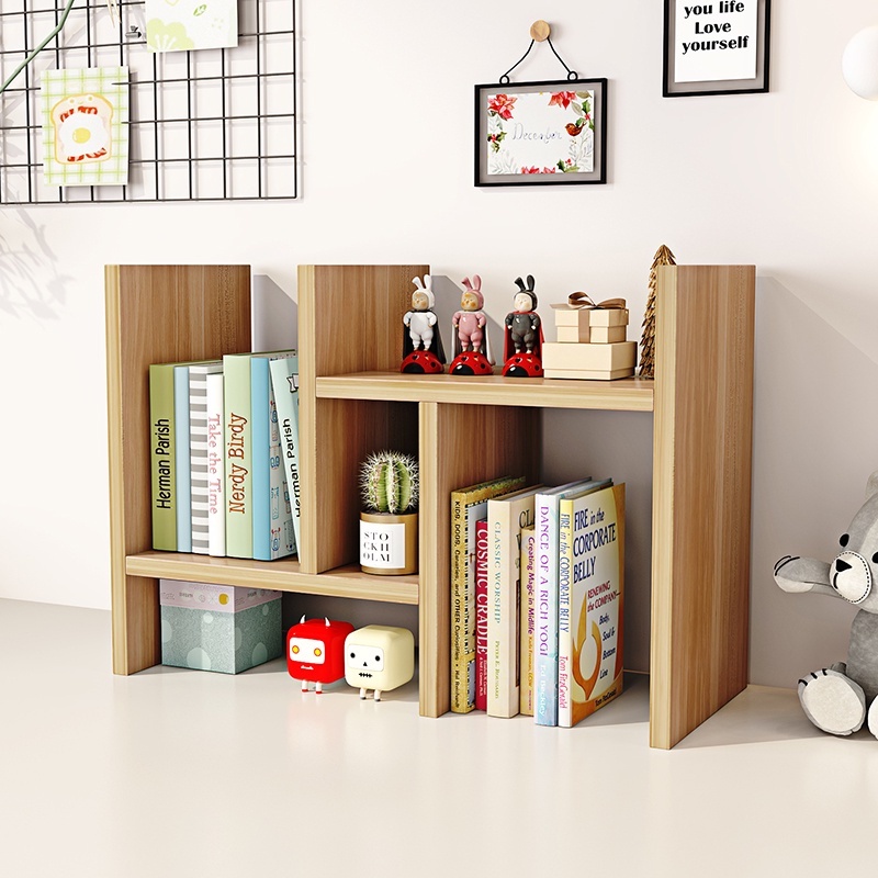 Adjustable Desktop Shelf Organizer Office Table Rack Multipurpose ...