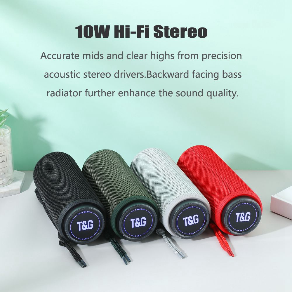 T&G Tg332 Tws Portable Wireless Bluetooth Speaker With Handstrap ...