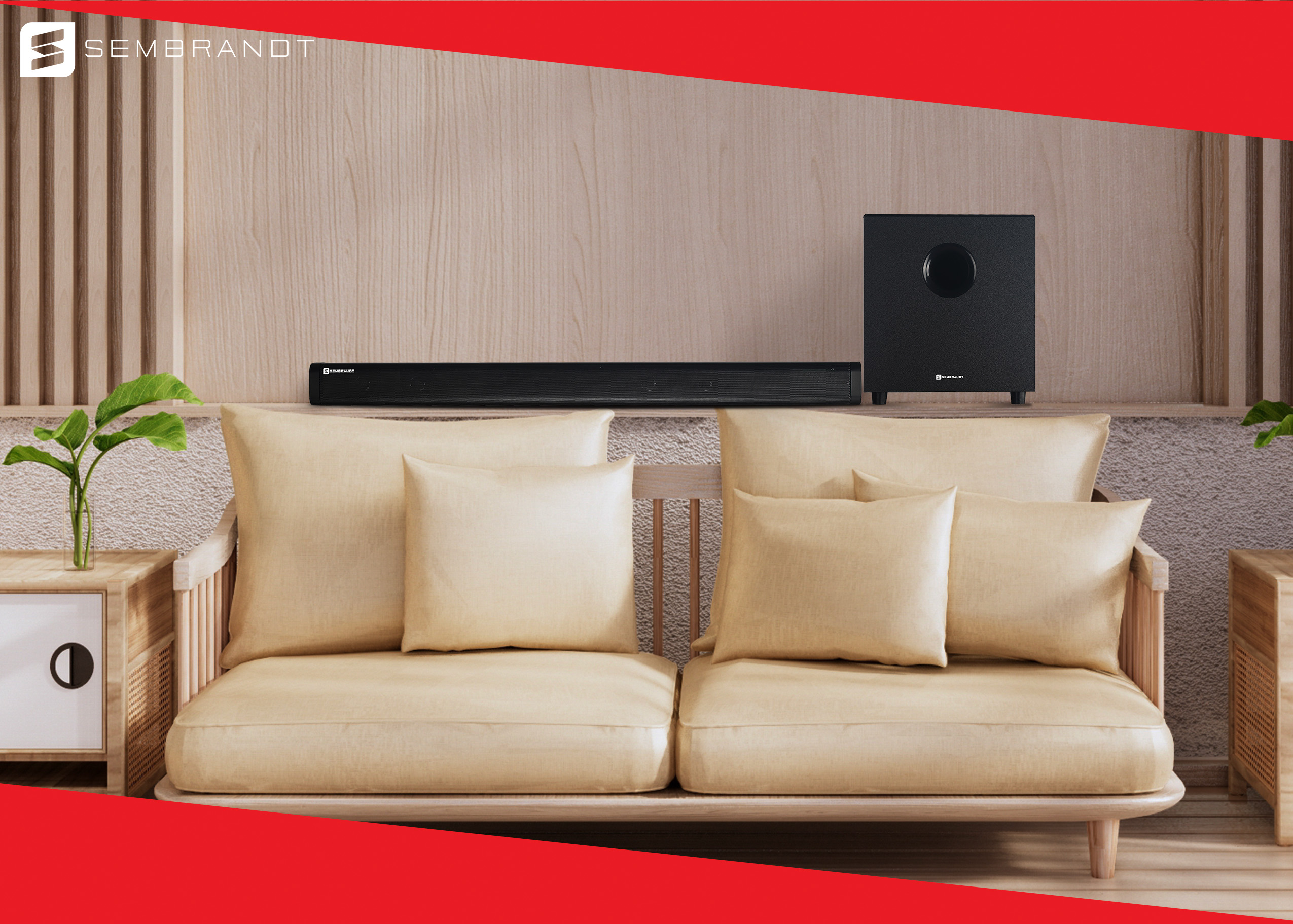 Sembrandt HT-3000 Soundbar with Subwoofer | Shopee Philippines