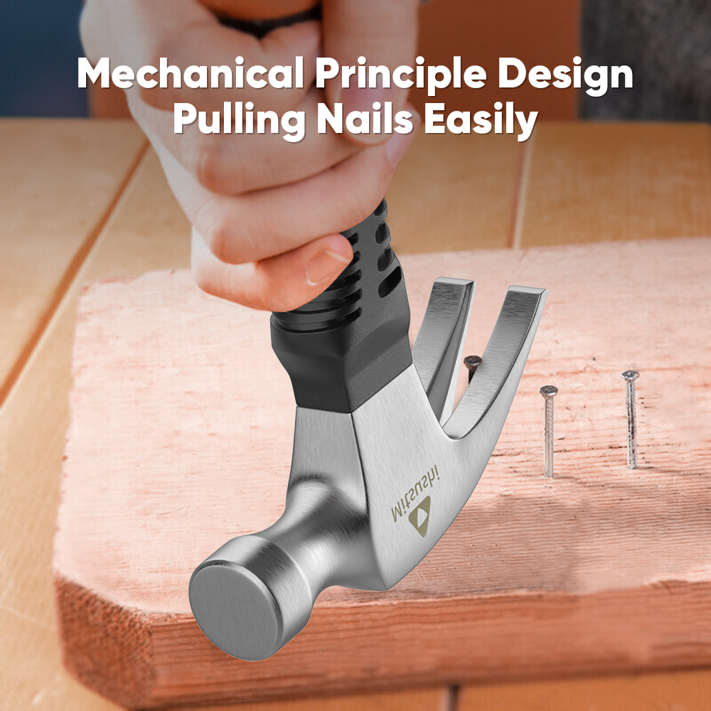 Mitsushi Claw Hammer 8oz Mini Stubby Hammer Tool Insulated Handle Nail ...