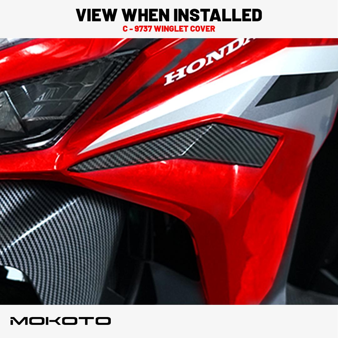 HONDA CLICK V3 FRONT SIDE GARNISH WINGLET COVER FOR HONDA CLICK V3 ...