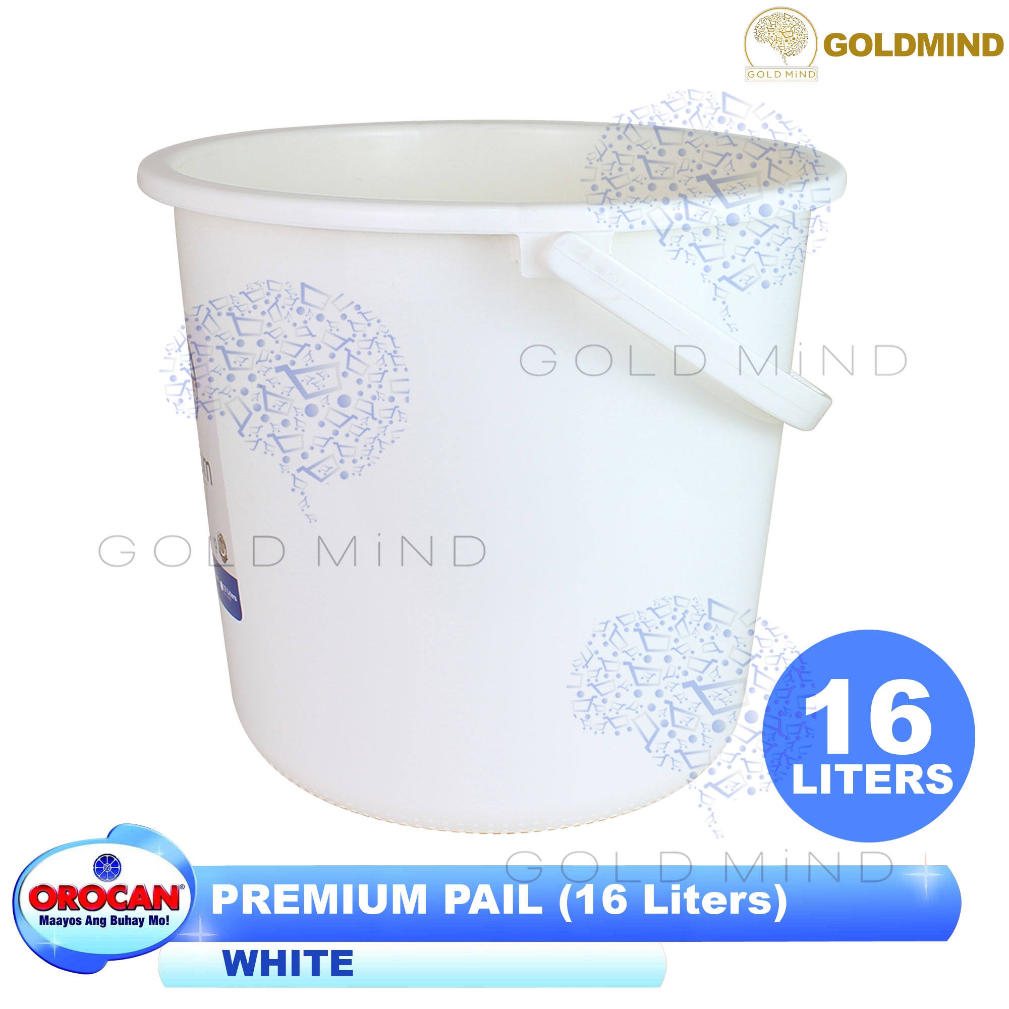 Orocan Premium Pail 16 LITERS (Blue, Green and White) -Gold Mind ...
