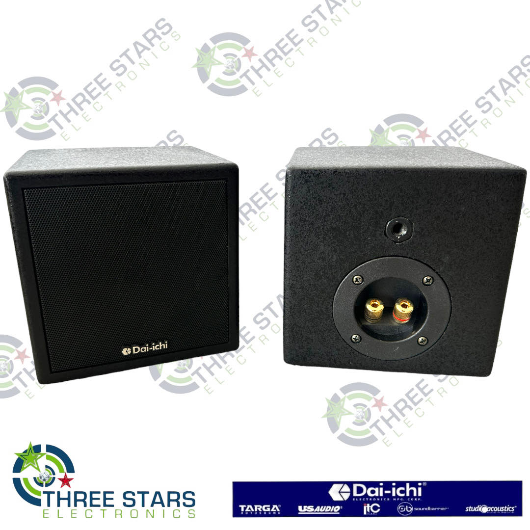 Dai Ichi 2pcs 4 inch Full Range Cube Speaker System DC 4.0 60 Watts | Shopee Philippines