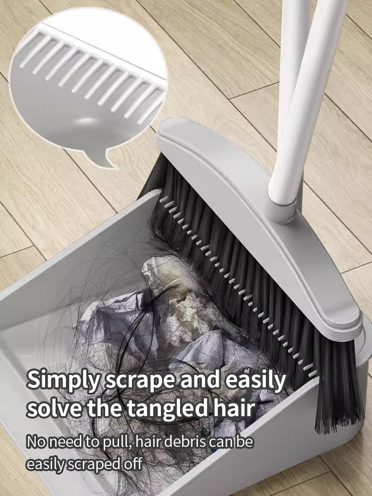 ICON Broom And Dustpan Set 2in1 Dust Pan With Handle Cleaning Brush ...