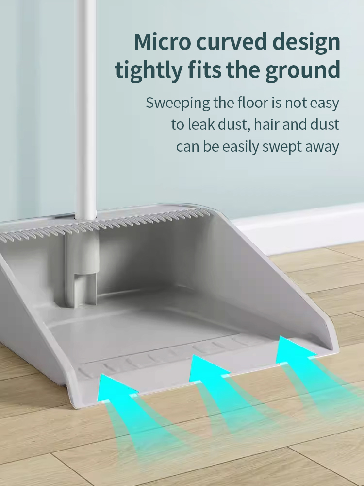 ICON Broom And Dustpan Set 2in1 Dust Pan With Handle Cleaning Brush ...