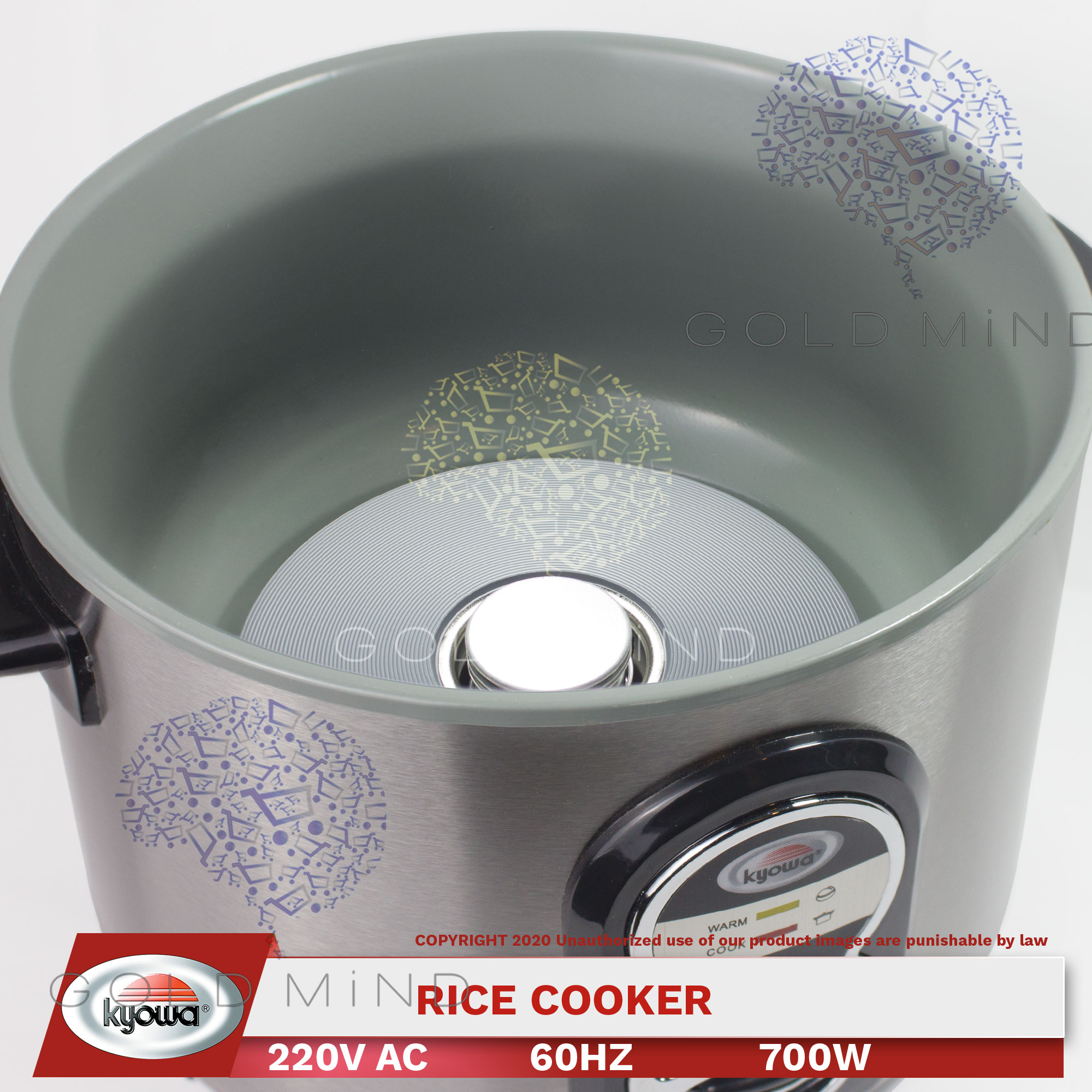 Kyowa Rice Cooker 1.8L Rice Cooker Non-Stick Pot 700W | Shopee Philippines