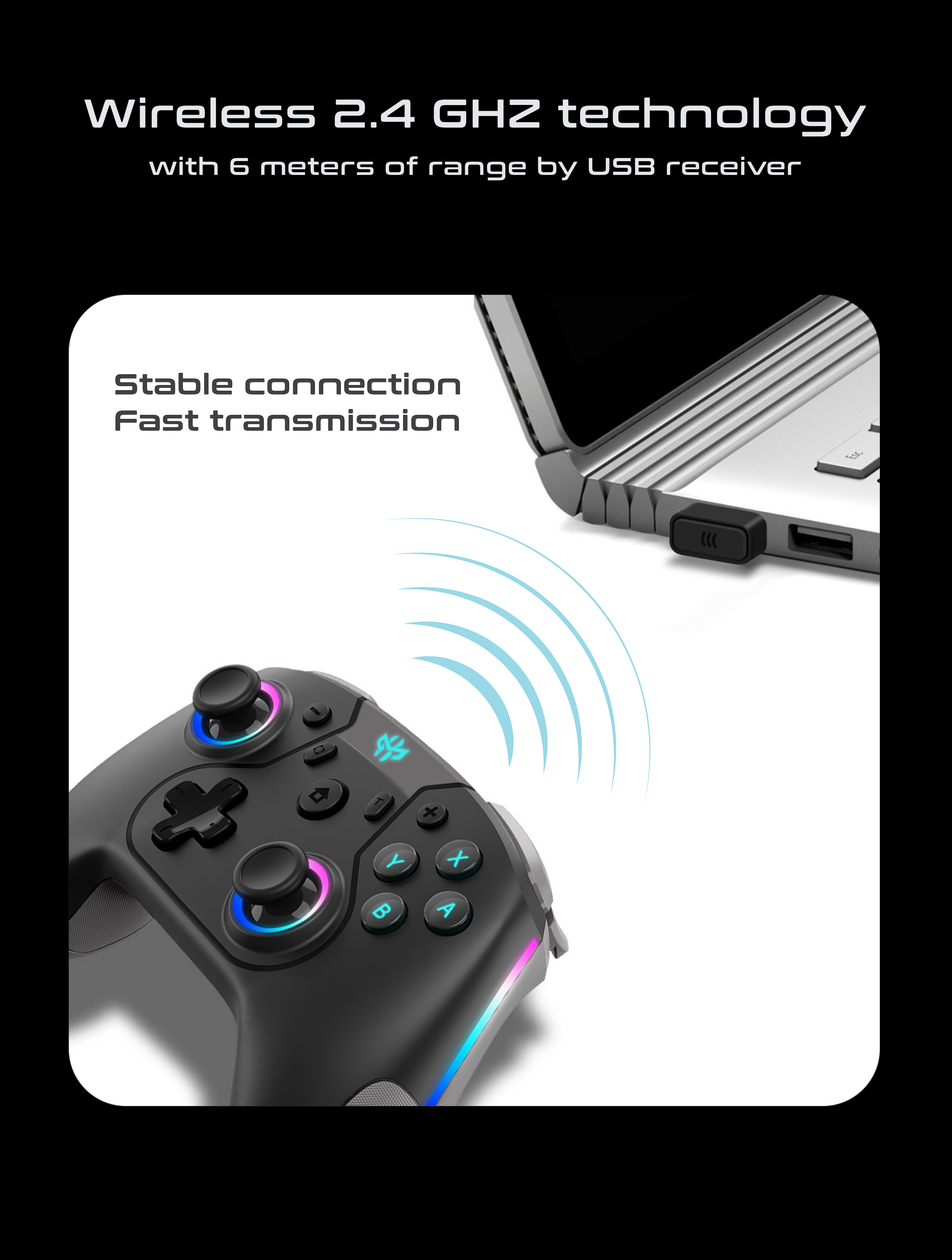 GXM Alpha 4in1 Pro Controller For Android/IOS/Switch/PC | Shopee ...