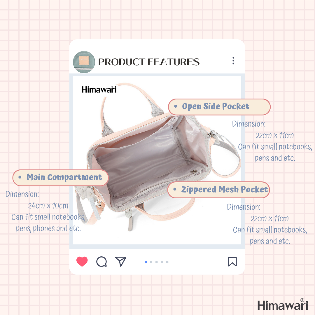 Himawari Dahlia Sling Bag for Women (9116-03)-Black | Shopee Philippines