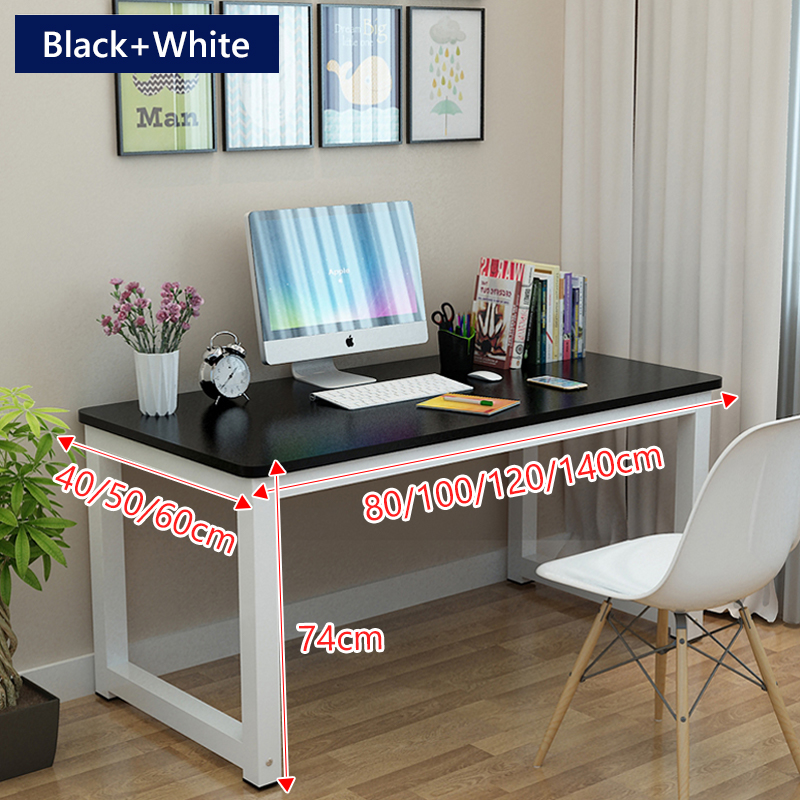 Multi-Function Computer Desk Office Table Modern Simple Solid Wood Table For Study Room/Office ...