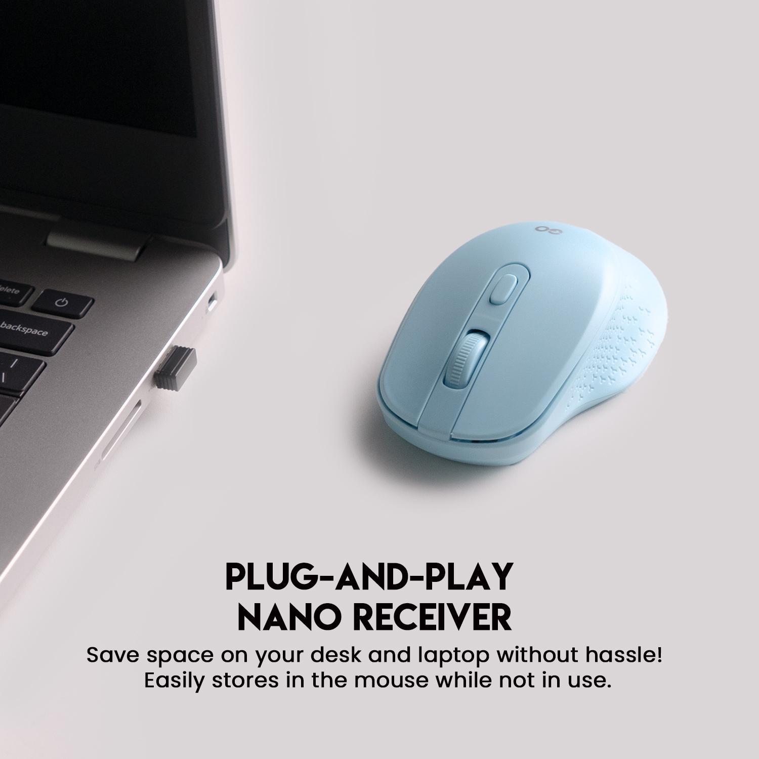 Fantech GO W606 Wireless Office Mouse Plug and Play Connectivity With Ergonomic Grip | Shopee ...