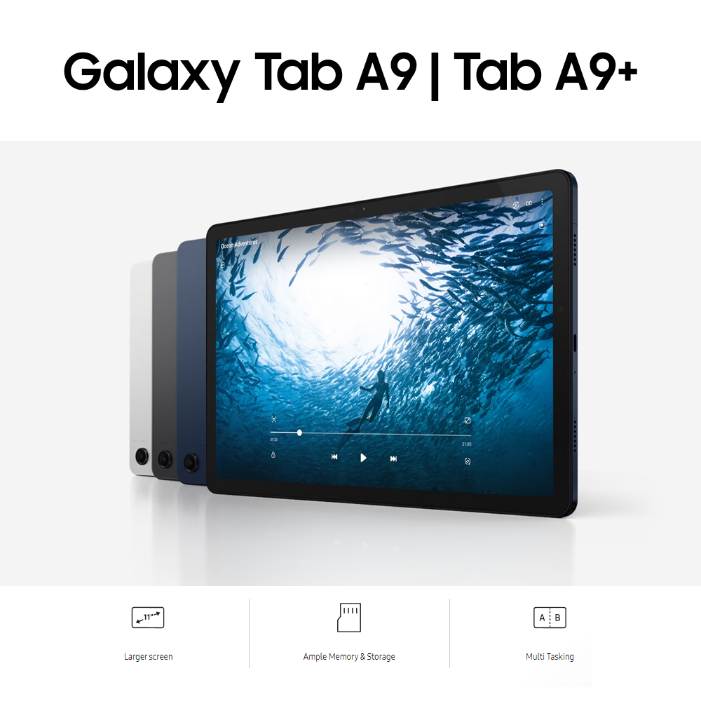 Samsung Galaxy Tab A9 WiFi / LTE Tablet | 4GB+64GB | MediaTek Helio G99 ...