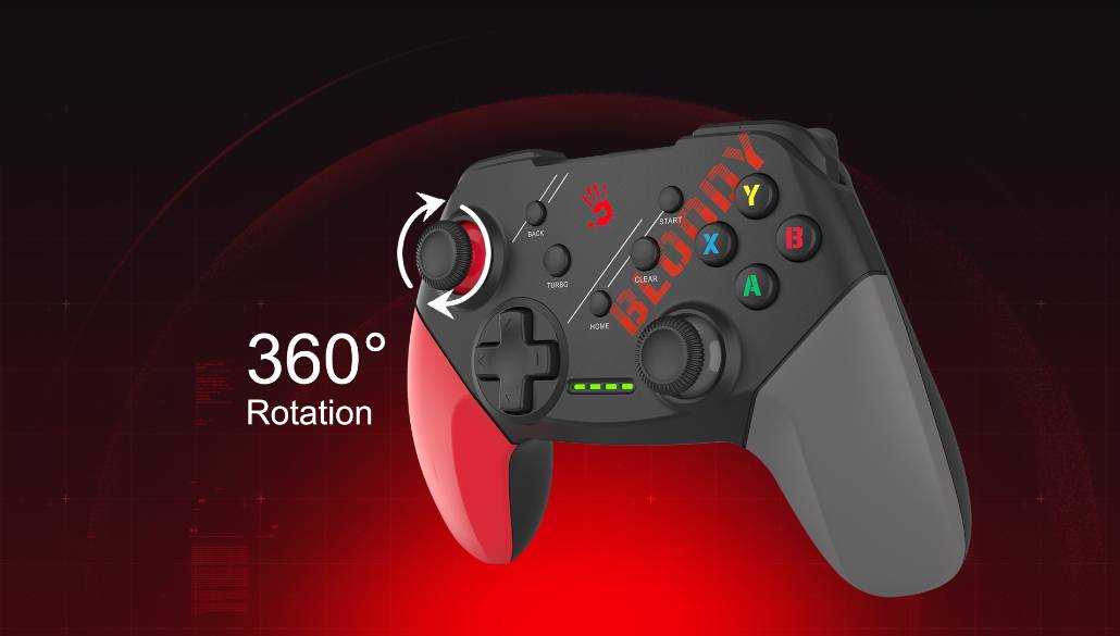 A4Tech Bloody GPW50 Sports Red/White Multi-Platform Wireless and USB ...