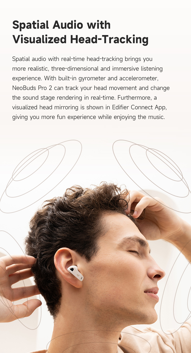 Edifier Neobuds Pro 2 Wide-Band Multi-Channel ANC Spatial Audio Hi-Res Audio LDAC 8 Microphone ...
