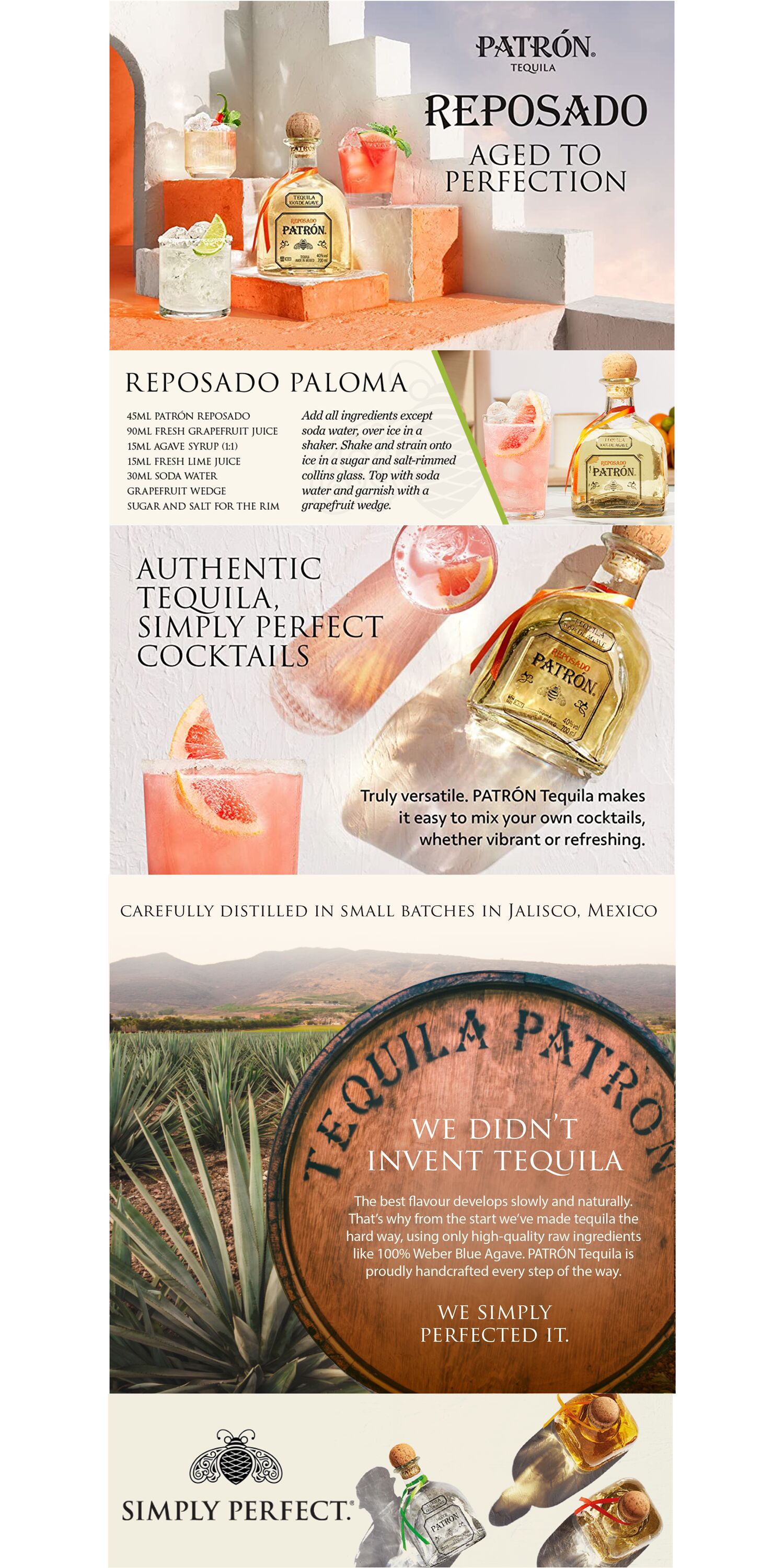 [Bundle of 2] Patron Reposado Tequila 40% ABV, 750ml/75cl x2 + FREE ...
