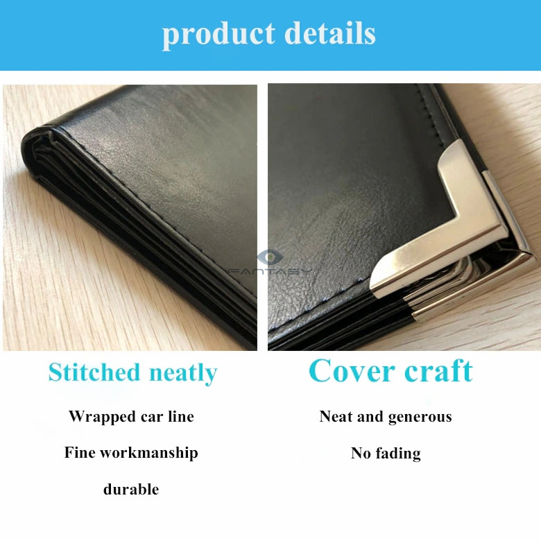 BLACK Leather Cover High-end Menu book Menu stand Menu holder Menu ...