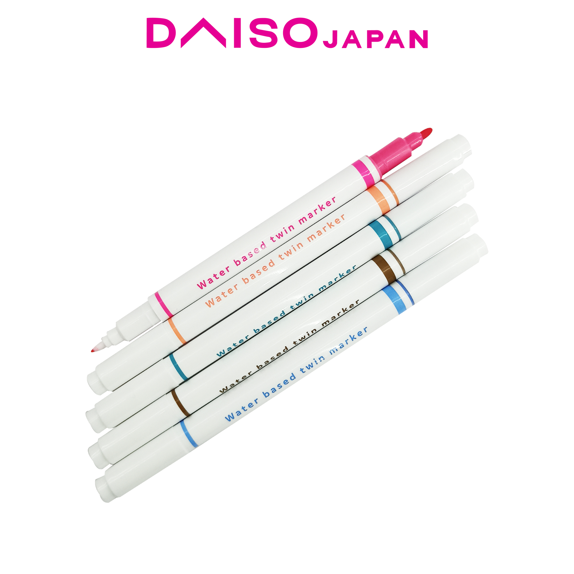 Daiso Color water-based markers (twin type, cozy) | Shopee Philippines