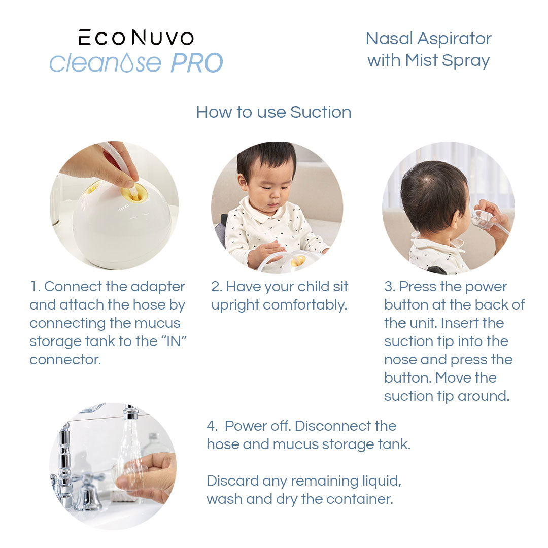 EcoNuvo Cleanose Pro Electric Nasal Aspirator (HNA-1000) | Shopee ...
