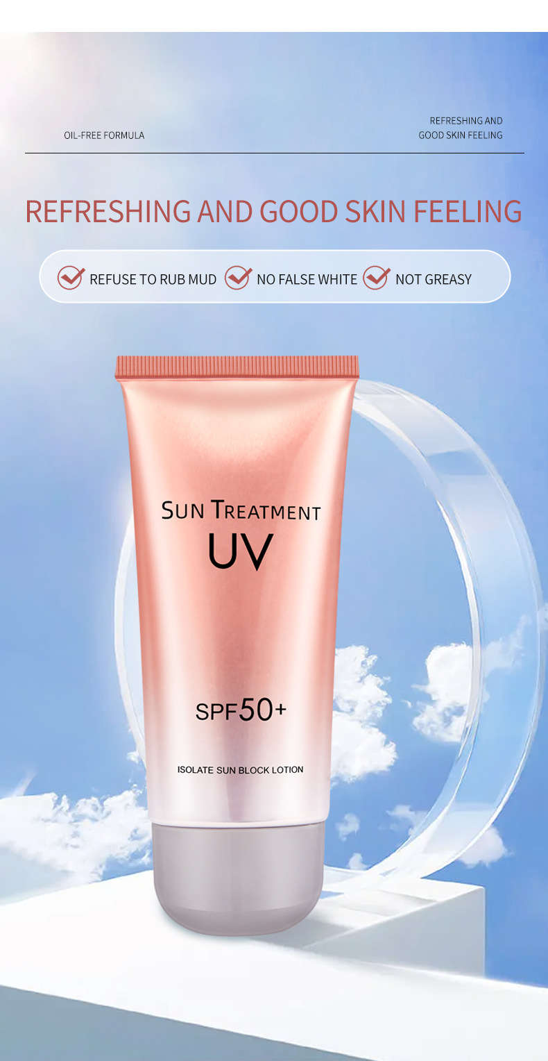 Sunblock spf50+ Face and Body Swimming Sunscreen Niacinamide Sun ...