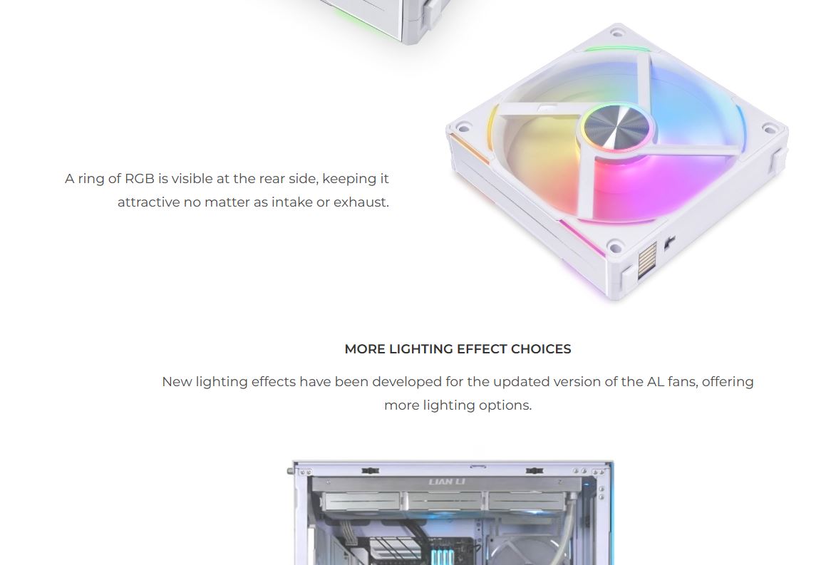 Itw | Lian Li Uni Fan AL120 V2 RGB Revolutionized Daisy-Chain Triple ...