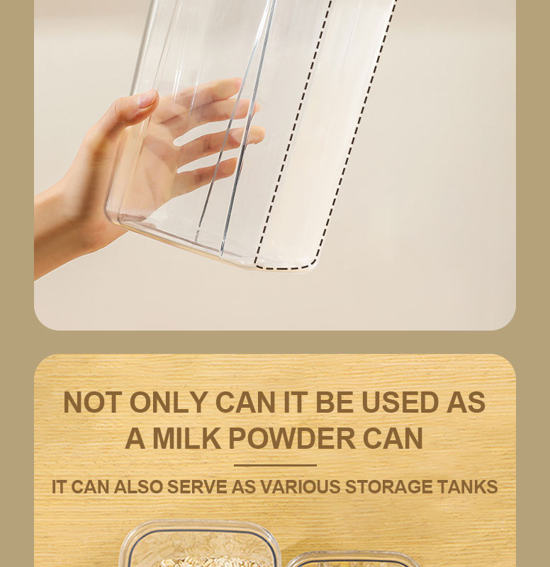 Air Tight Milk Powder Container Milk Storage Container Vacuum Moisture ...