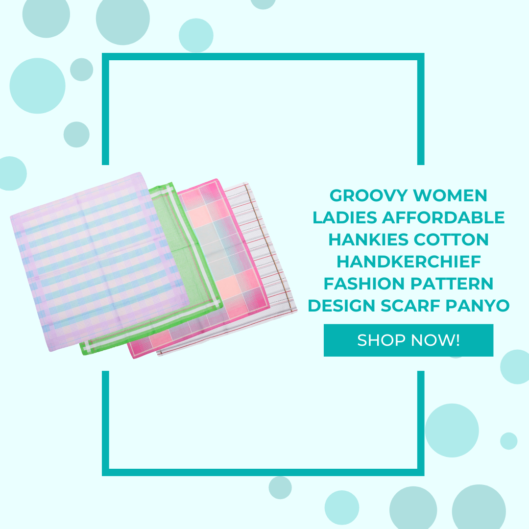 Groovy Women Ladies Affordable Hanky Cotton Handkerchief Fashion ...